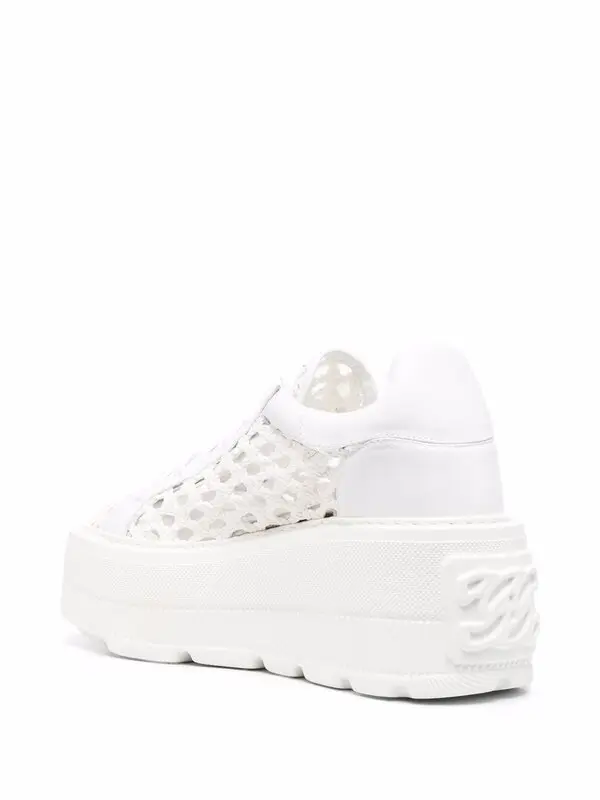 Casadei Woven Platform Sneakers