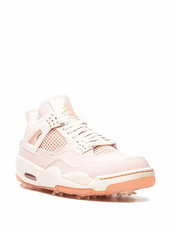 JORDAN 4 Retro Golf Seersucker Sneakers