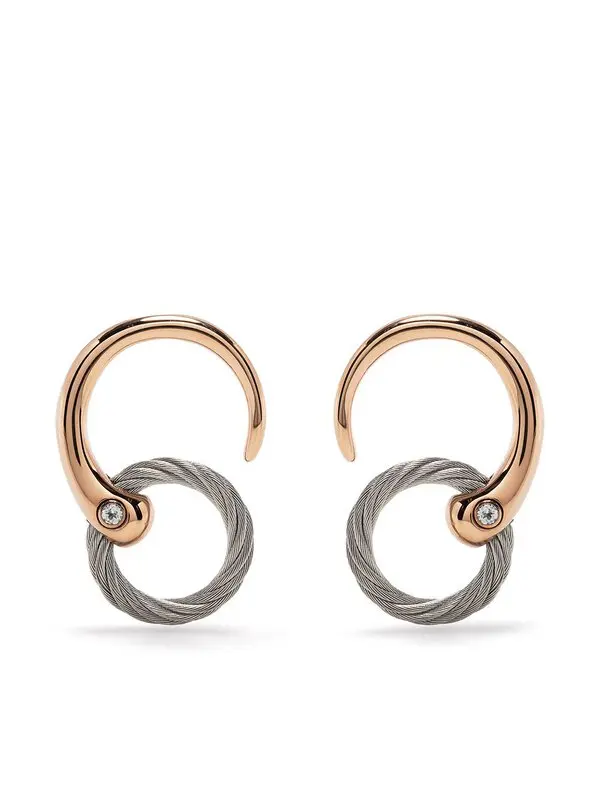 CHARRIOL Infinity Zen Hoop Earrings - Gold