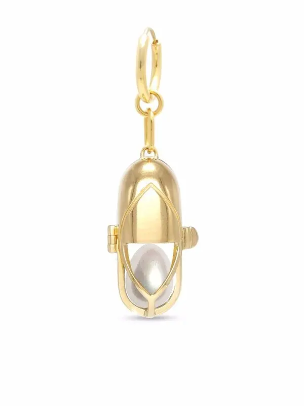 CAPSULE ELEVEN Pearl Pendant Earring - Gold