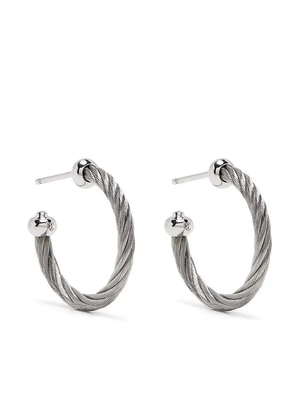CHARRIOL Celtic Hoop Earrings - Silver