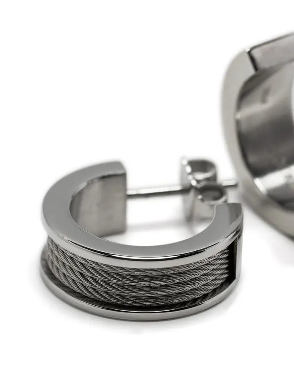 CHARRIOL Forever Hoop Earrings - Silver