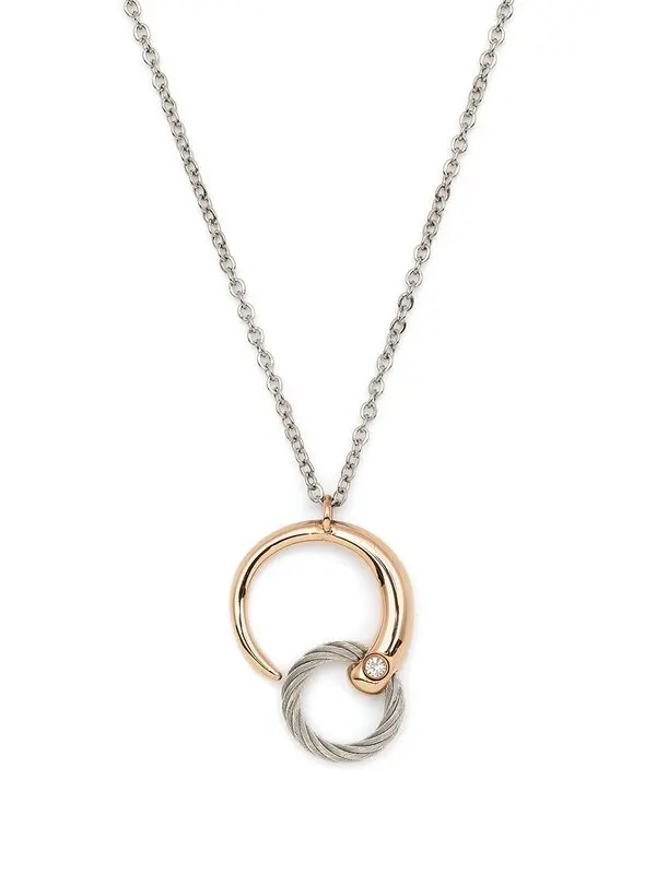 CHARRIOL Infinity Zen Necklace - Silver