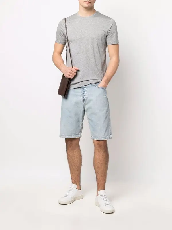 Pal Zileri Mélange-effect Cotton T-shirt