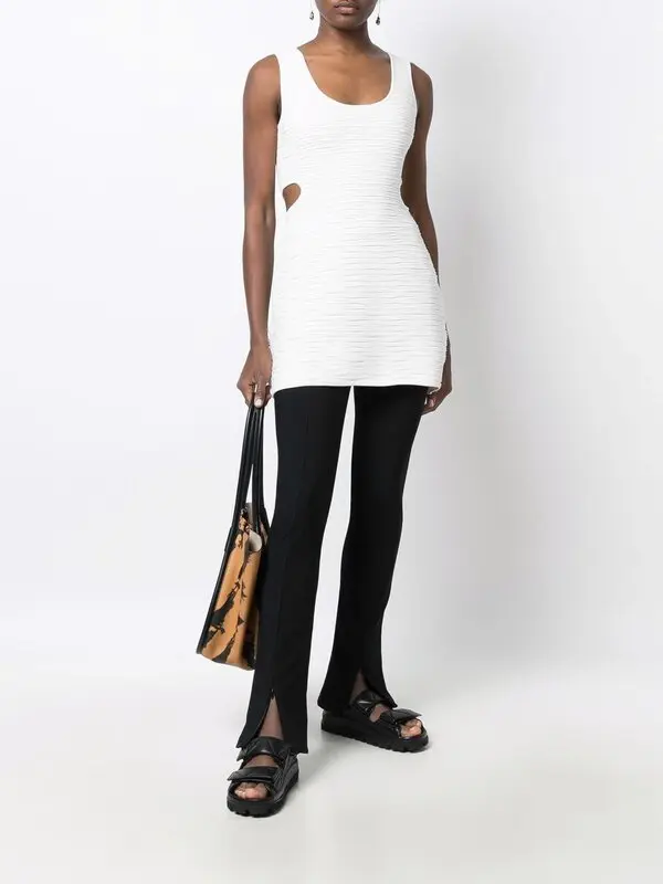 Proenza Schouler Wavy Rib-knit Tank Top