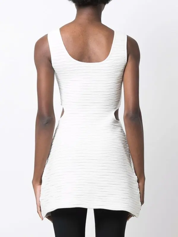 Proenza Schouler Wavy Rib-knit Tank Top