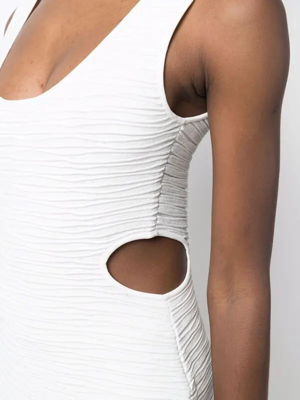 Proenza Schouler Wavy Rib-knit Tank Top