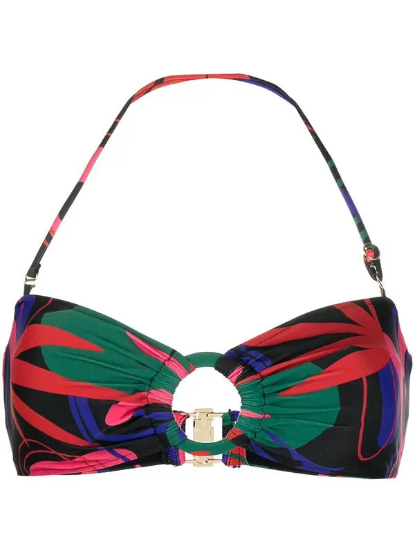 PatBO Tarsila Bandeau Bikini Top - Multicolour