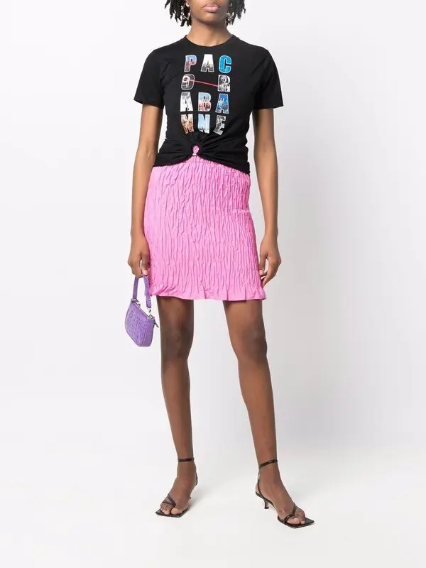 MSGM Shirred-effect Mini Skirt