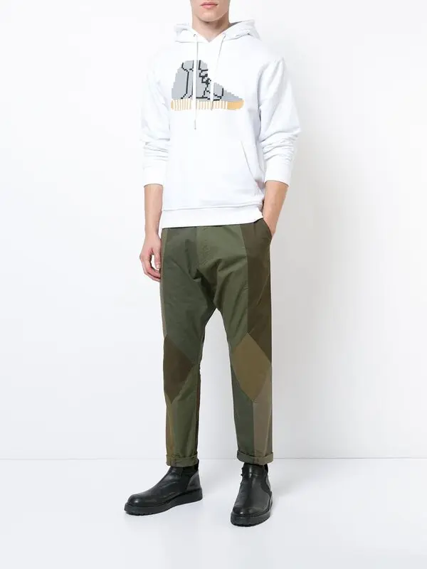 MOSTLY HEARD RARELY SEEN Hi-top Sneaker Hoodie - White