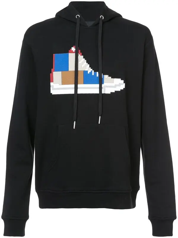 MOSTLY HEARD RARELY SEEN Patchwork Sneaker Hoodie