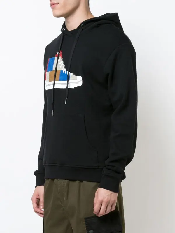 MOSTLY HEARD RARELY SEEN Patchwork Sneaker Hoodie