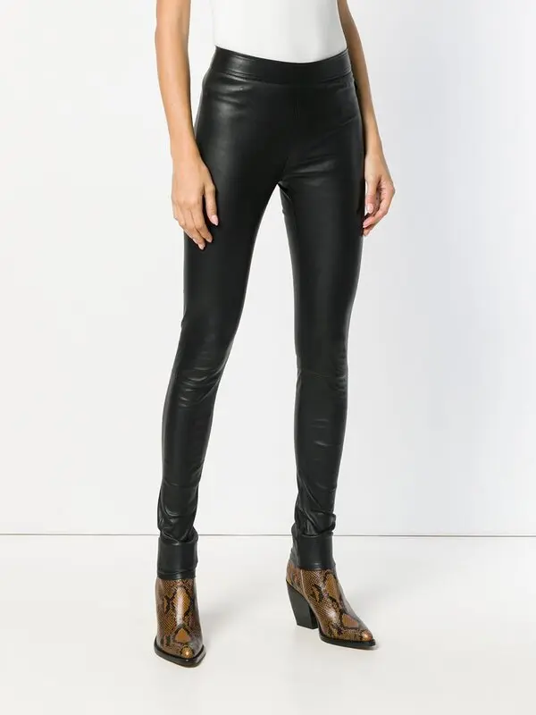 Roberto Cavalli Leather Leggings