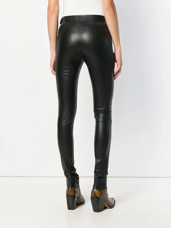 Roberto Cavalli Leather Leggings