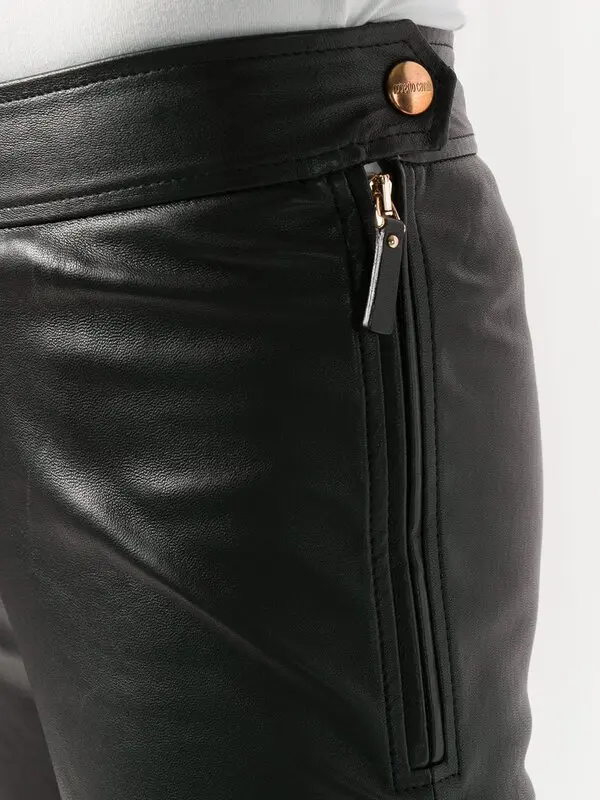 Roberto Cavalli Leather Leggings
