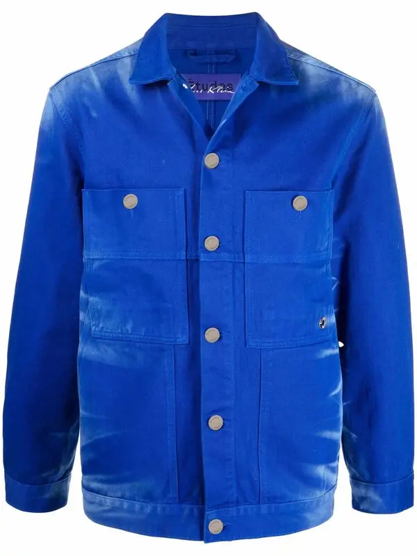 ÉTUDES STUDIO Button-down Shirt Jacket - Blue