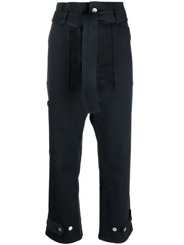 P.a.r.o.s.h Cropped Trousers - Blue