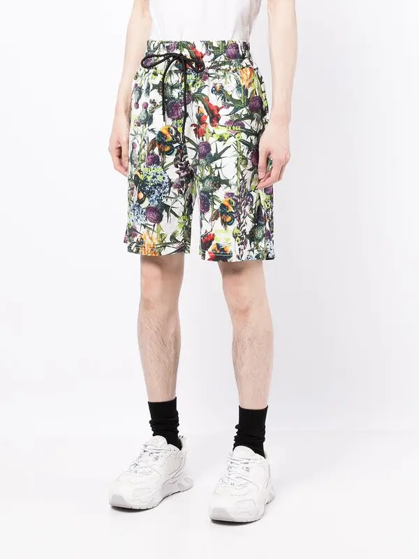 MAUNA KEA Floral-print Track Shorts