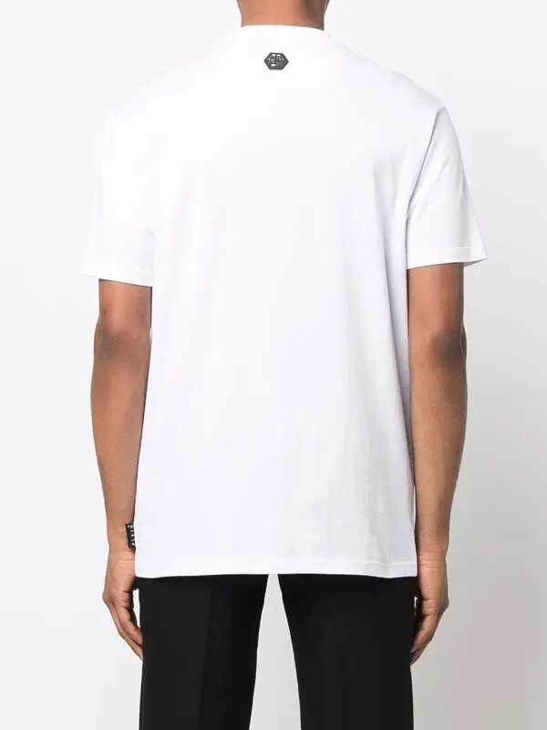 Philipp Plein Gem-embellished Skull Graphic T-shirt