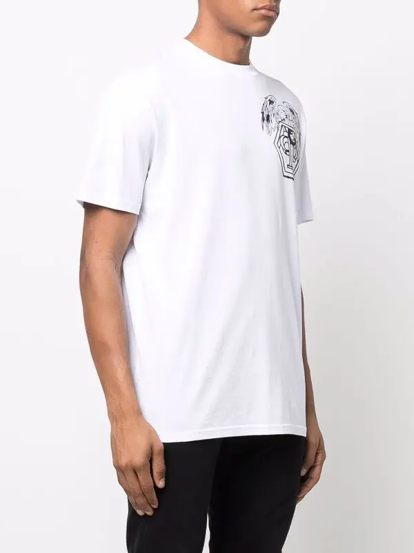 Philipp Plein Hexagon Eagle Logo-print T-shirt