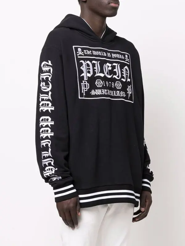 Philipp Plein Logo-print Pullover Hoodie