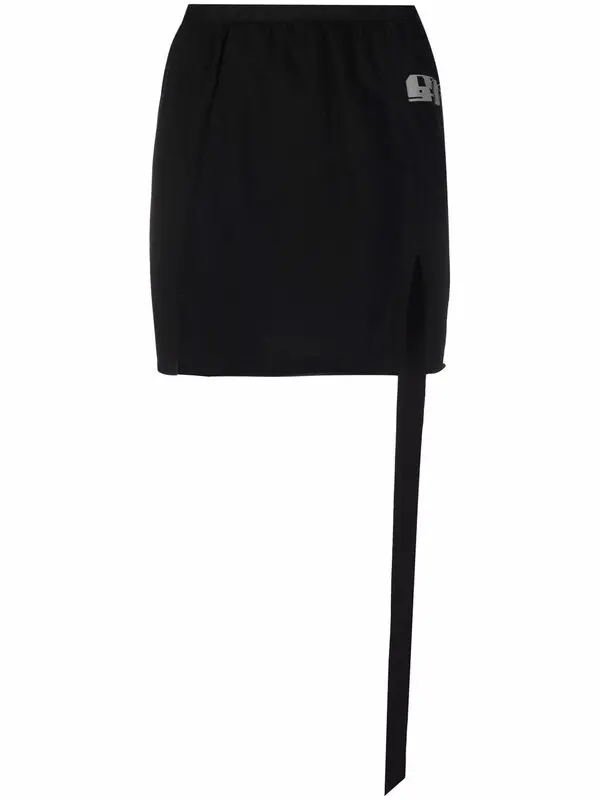 Rick Owens Graphic-print Skirt - Black