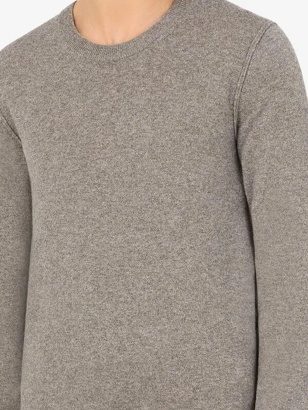 Dolce & Gabbana Round-neck Cashmere Jumper - Grey