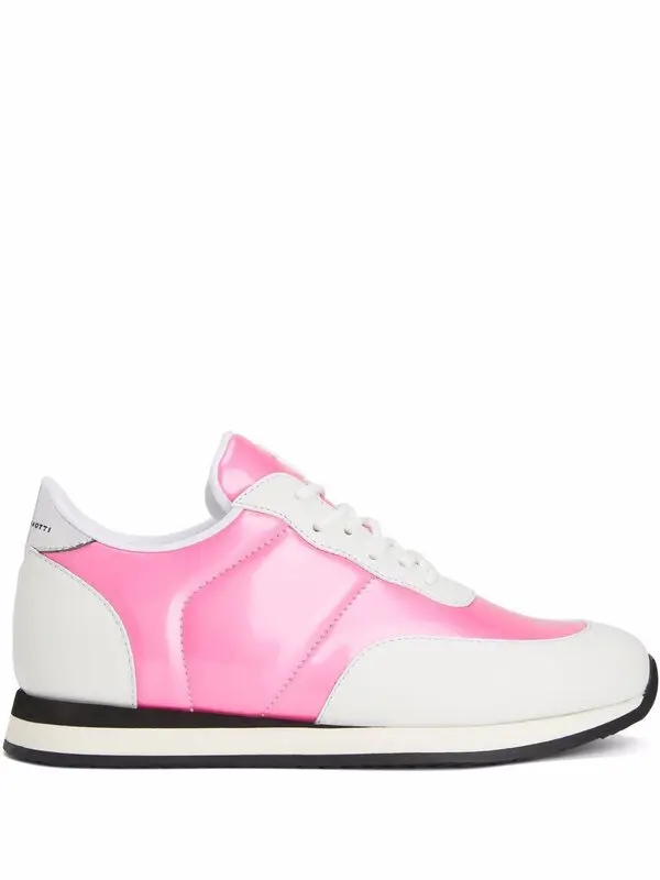 GIUSEPPE ZANOTTI Jimi Running Lace-up Sneakers - Pink