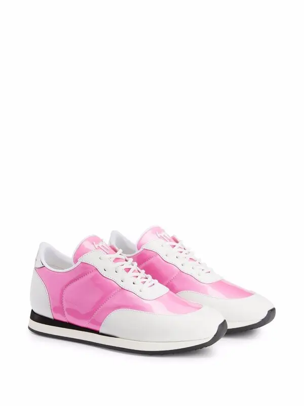 GIUSEPPE ZANOTTI Jimi Running Lace-up Sneakers - Pink
