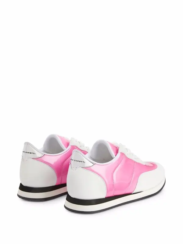 GIUSEPPE ZANOTTI Jimi Running Lace-up Sneakers - Pink