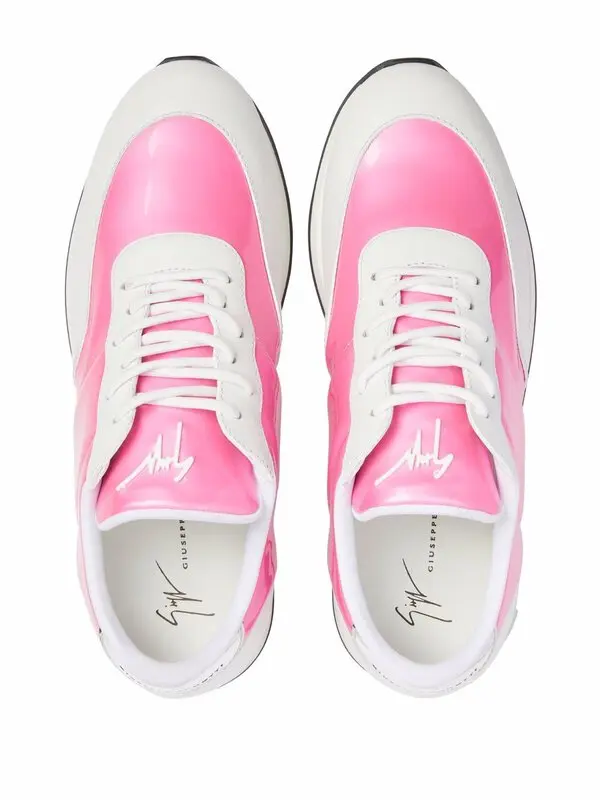 GIUSEPPE ZANOTTI Jimi Running Lace-up Sneakers - Pink