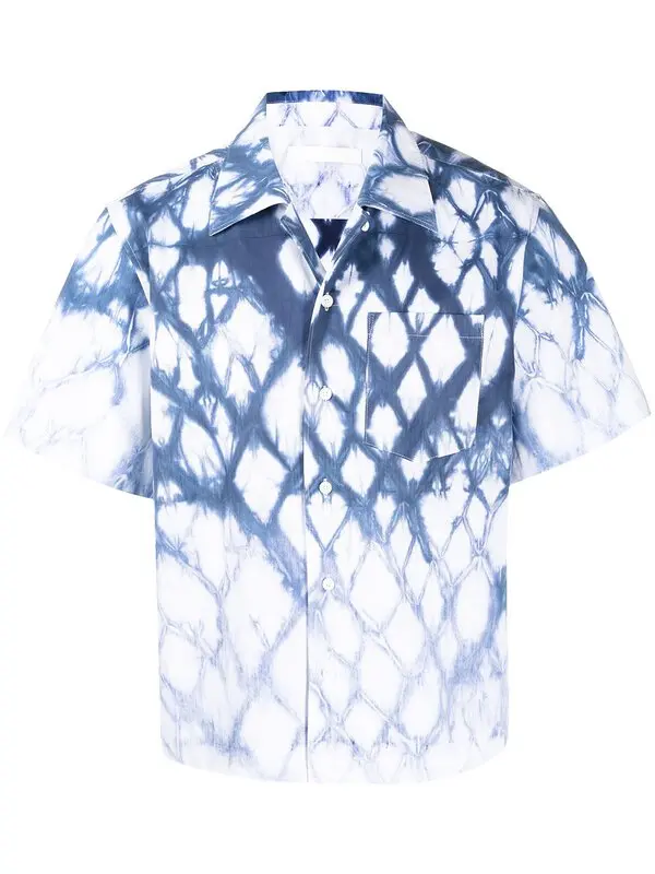DION LEE Shibori Shirt - Blue