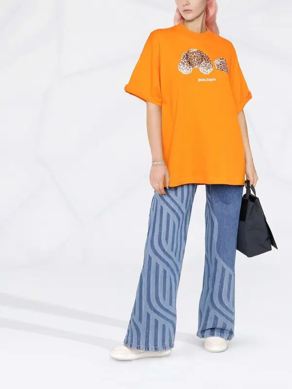 Palm Angels Graphic Print Short Sleeve T-shirt