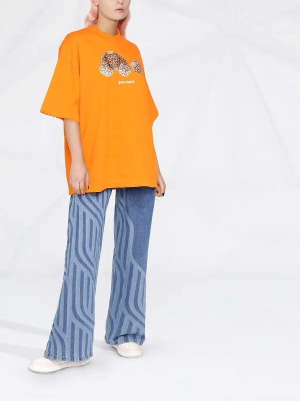 Palm Angels Graphic Print Short Sleeve T-shirt