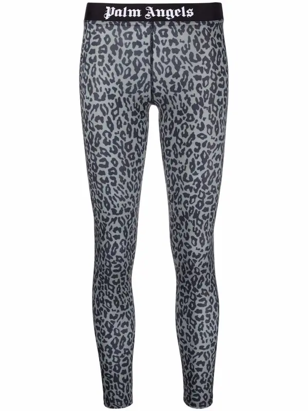 Palm Angels Leopard-print Leggings