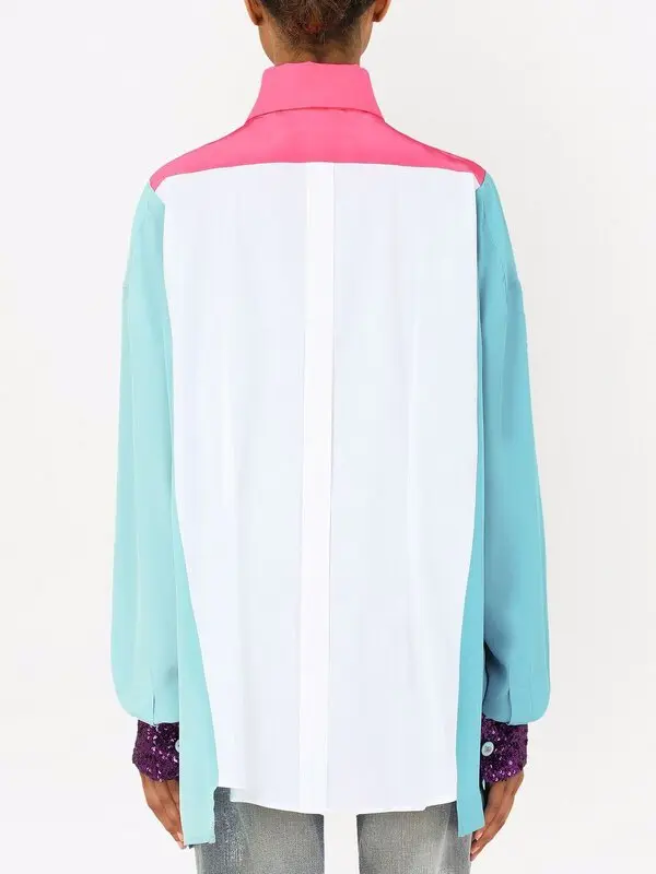 Dolce & Gabbana Colour-block Longline Shirt