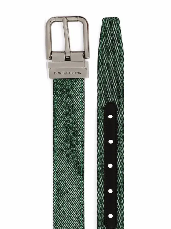 Dolce & Gabbana Metallic Buckle Belt