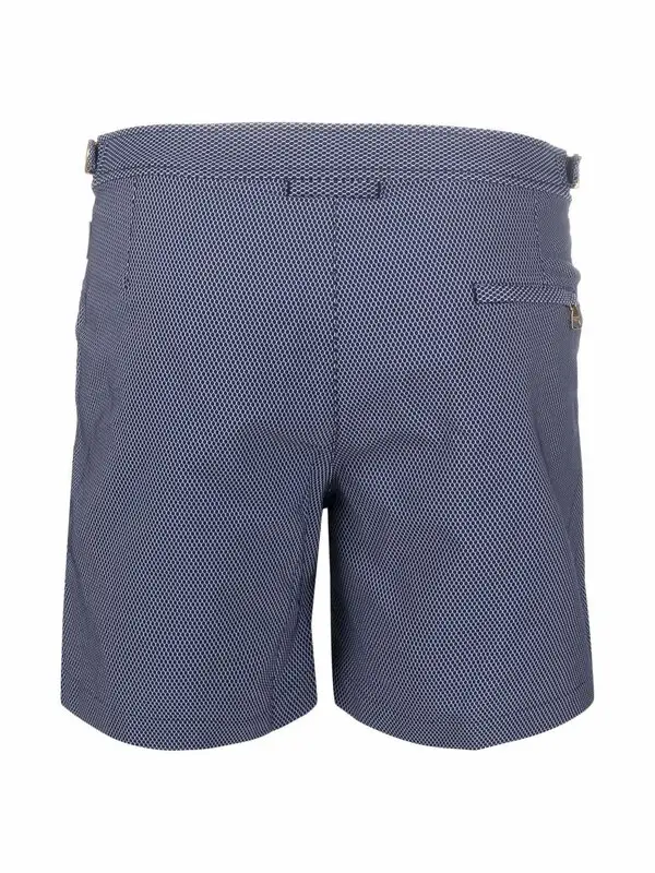 Orlebar Brown Graphic-print Swim Shorts - Blue