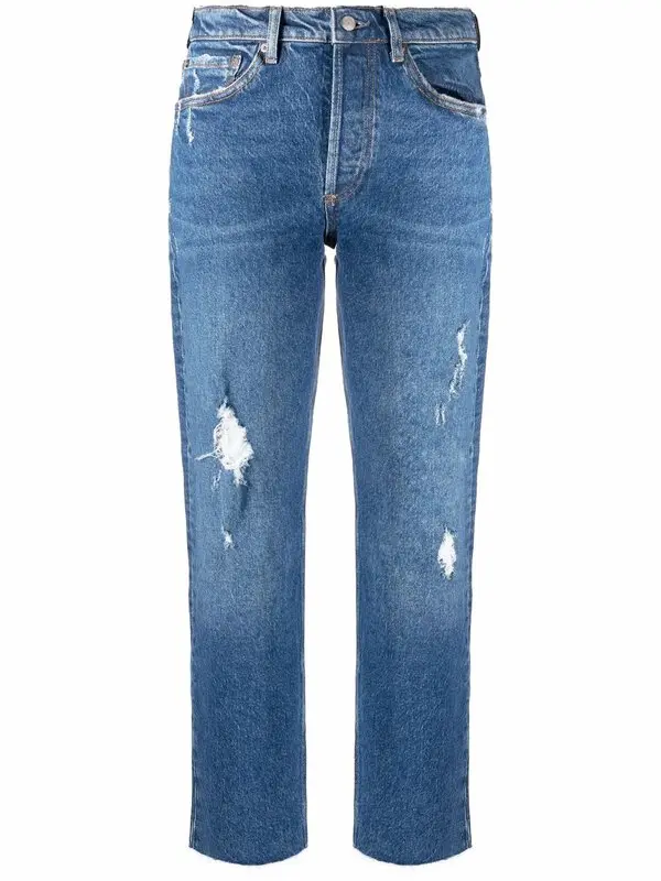 Boyish Ripped-detail Denim Jeans