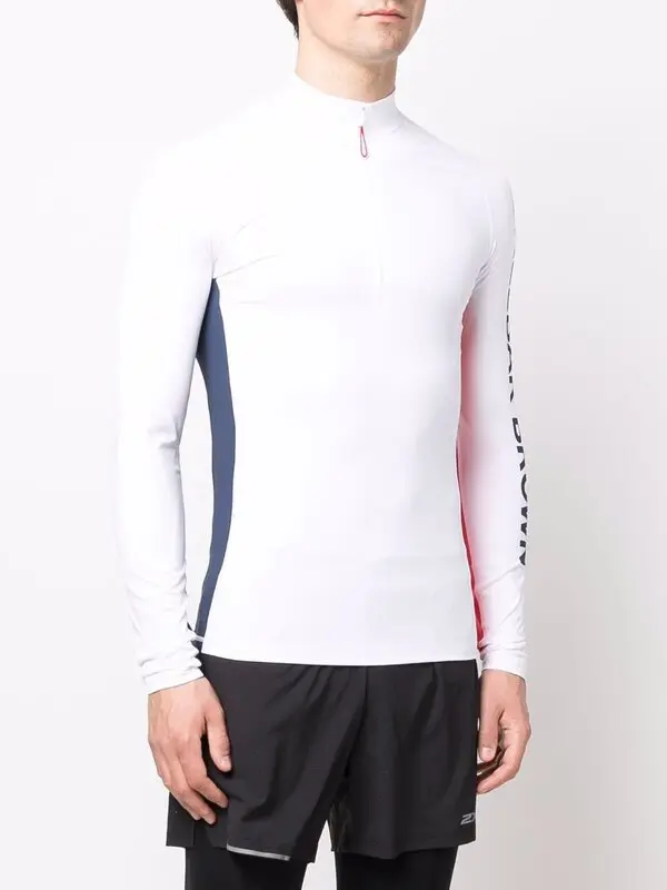 Orlebar Brown Long Sleeve Zip Polo
