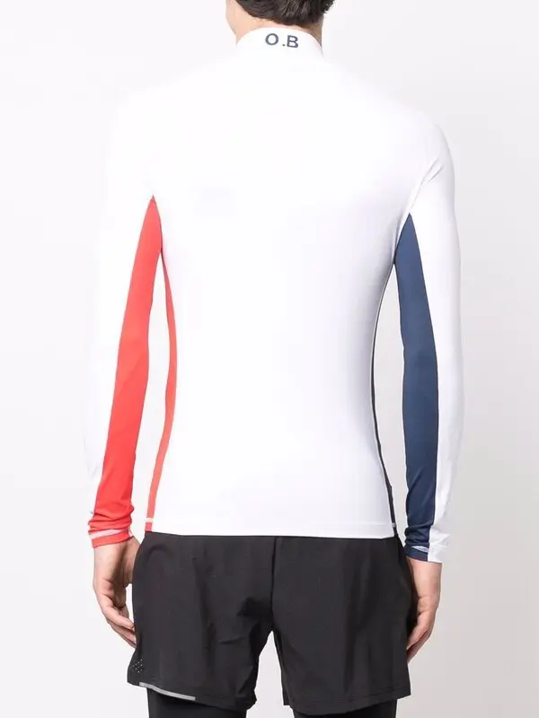 Orlebar Brown Long Sleeve Zip Polo