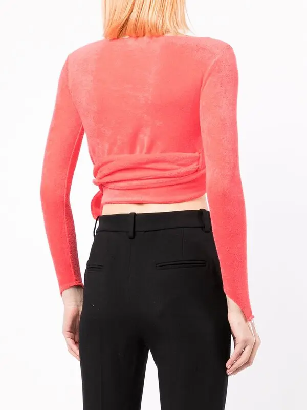 MAISIE WILEN Dramady Tie-fastened Top - Pink
