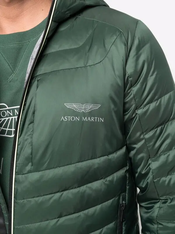 新品 HACKETT × Aston Martin ダウンジャケット ハケット Hackett Aston Martin Sub Sonic padded jacket Black | Dressinn