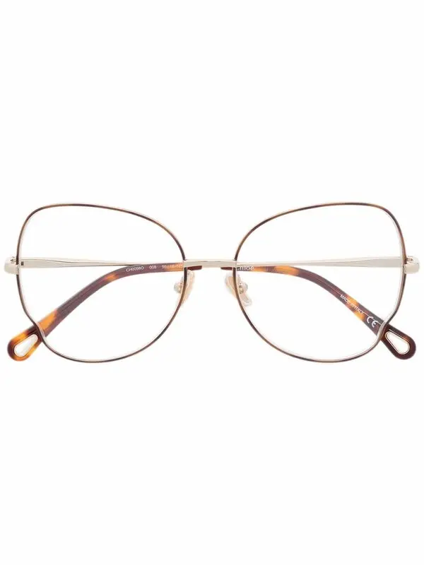 Chloé Cat-eye Glasses Frames - Gold