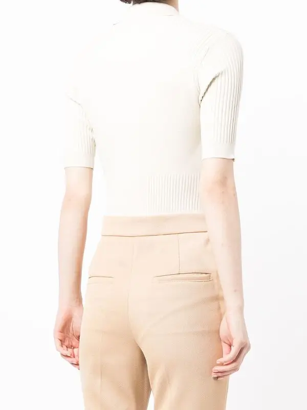 Jacquemus V-neck Knitted Bodysuit
