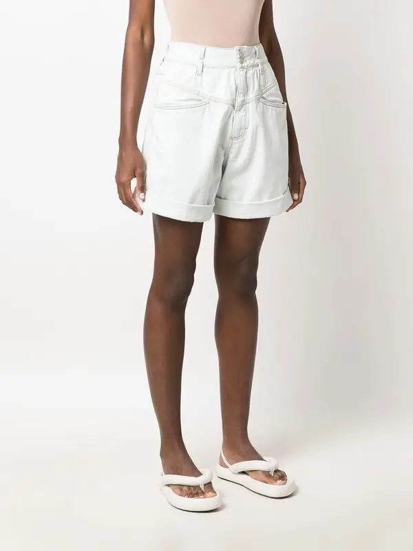 Kenzo High-waisted Denim Shorts
