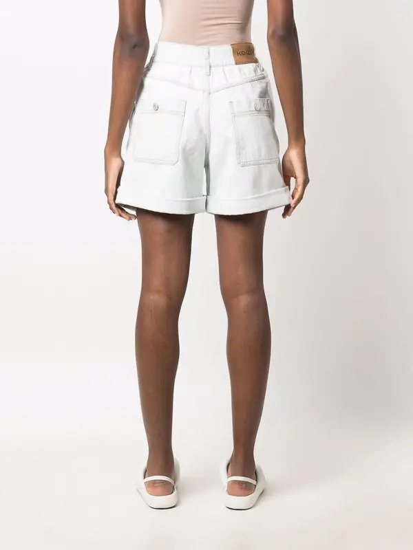 Kenzo High-waisted Denim Shorts