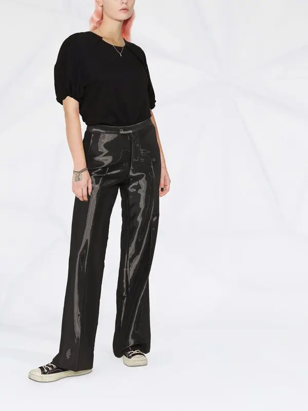 Yohji Yamamoto Puff-sleeve T-shirt