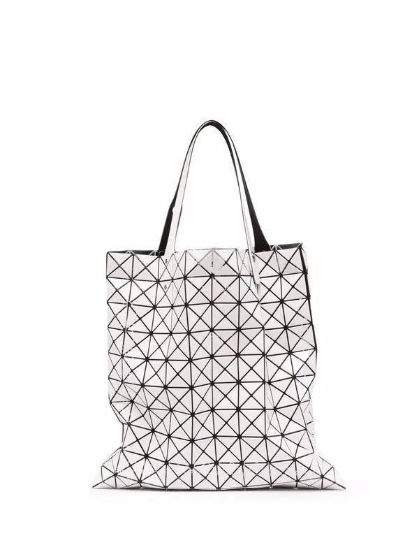 Issey Miyake Prism Geometric-panel Tote Bag - Grey