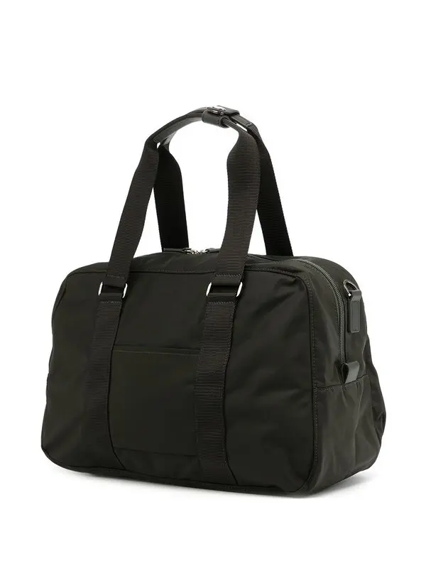 AGNES B. Small Logo Tag Holdall - Green
